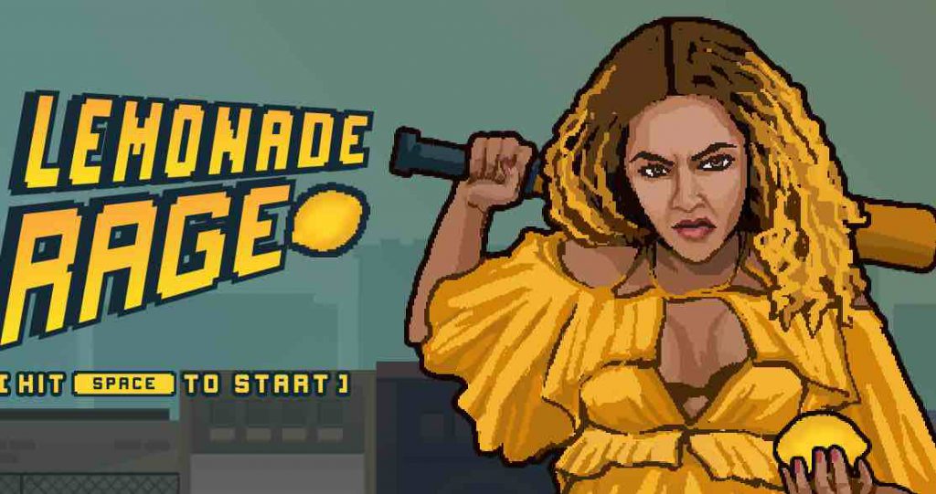 ビヨンセになって障害物をバットで破壊しまくるゲーム「Lemonade Rage」 | Playatuner